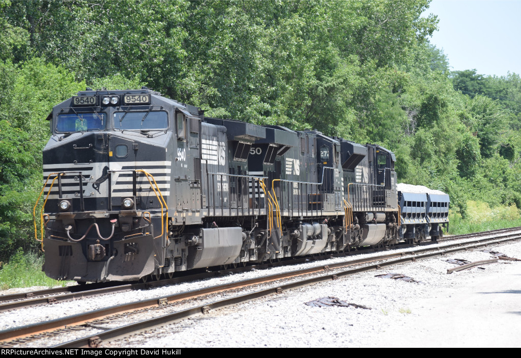 NS Engines 9540 7550 and 2727, Des Moines IA